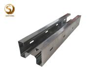 China OEM Steel Structure C Type Roll Forming Machine with Punching System - 350mm Width, 20 Roller Steps for sale