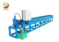 China Shelf Construction Frame with Stamping Hole Roll Forming Machine Line - 350mm Width, 20-Step Forming, 5.5kW Motor for sale