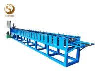 China Shelf Construction Frame with Stamping Hole Roll Forming Machine Line - 350mm Width, 20-Step Forming, 5.5kW Motor for sale