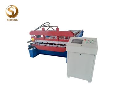 China Hoja de la techumbre de IBR que hace la línea con el sistema de control automático del PLC en venta