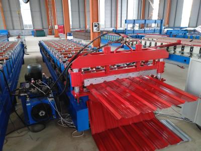 China 1000 el nuevo tipo hoja de aluminio del tejado hace el rollo que forma al proveedor de la máquina en venta