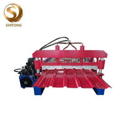 China 1000 profile aluminium roofing sheet roll making machine made in china for sale