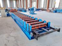 China 686 profile aluminium trapezoidal roof sheet panel making machine for sale