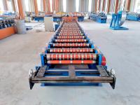 China 686 profile aluminium trapezoidal roof sheet panel making machine for sale
