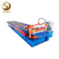 China 686 aluminium roofing sheet panel making machine made in China for sale