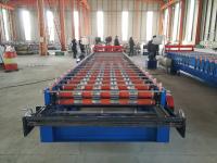 China 1050 type roofing panel trapezoidal shape rolling forming machine for sale