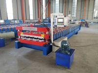 China 1050 type roofing panel trapezoidal shape rolling forming machine for sale