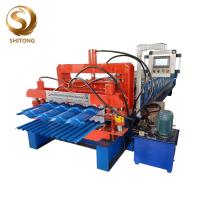 China Double Layer Roofing Corrugated Sheet Cold Roll Forming Machine 0.2-0.8mm Thickness 20-25m/min Production for sale