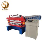 China galvanized metal roofing and wall double layer deck roll forming machine for sale