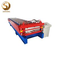 China galvanized metal roofing and wall double layer deck roll forming machine for sale