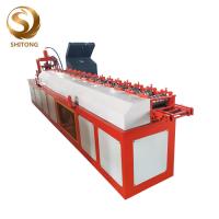 China Fully Automatic Roller Shutter Door End Slat Roll Forming Machine 15-20m/min 4KW with PLC Control for sale