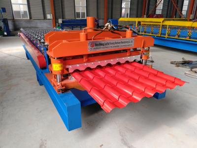 Китай 960 automatic glazed tiles roof sheet forming machine made in China продается