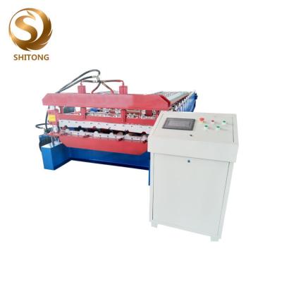 Китай high speed aluminium profile sheet traprzoidal  roll forming machine продается