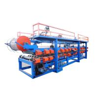 China PLC Controlled Rock Wool & EPS Sandwich Panel Production Line - 8-10m/min Speed, 50-250mm Thickness Range for sale