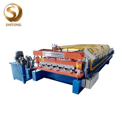 Китай Best selling Galvanized Bias traprzoidal Roof steel  Sheet making Machine продается