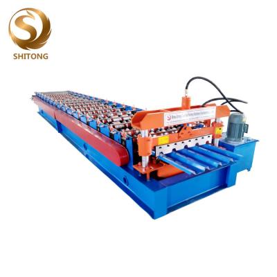Китай clip locked cold aluminum metal  sheet roof steel  roll forming machine продается