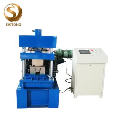 Китай u shape metal sheet construction steel purlin roll forming machine продается
