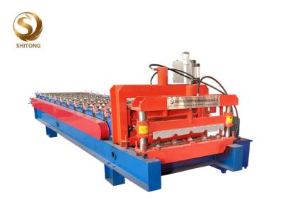 Китай Good design popular profile glazed roof panel roll forming machine made in China продается