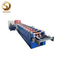 China Automatic Galvanized Steel Roofing Ridge Cap Roll Forming Machine 0.3-1.0mm Thickness 8-12 m/min Speed for sale
