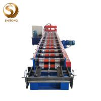 China Automatic Galvanized Steel Roofing Ridge Cap Roll Forming Machine 0.3-1.0mm Thickness 8-12 m/min Speed for sale