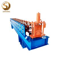 China Automatic Ridge Cap Cold Roll Forming Machine 0.3-1.0mm Thickness 8-12 m/min Speed for Metal Roofing for sale