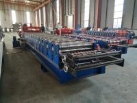 China double layers roll forming machine for making PPGI material roof sheet for sale
