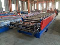 China double layers roll forming machine for making PPGI material roof sheet for sale