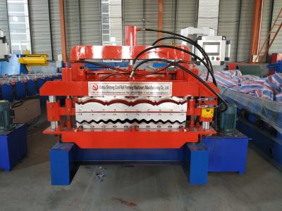 China new type double layers roof panel roll forming machine made in China for sale