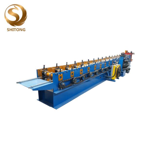 aluminum color steel rain gutter cold roll forming machine manufacture