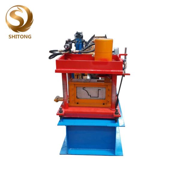 aluminum color steel rain gutter cold roll forming machine manufacture