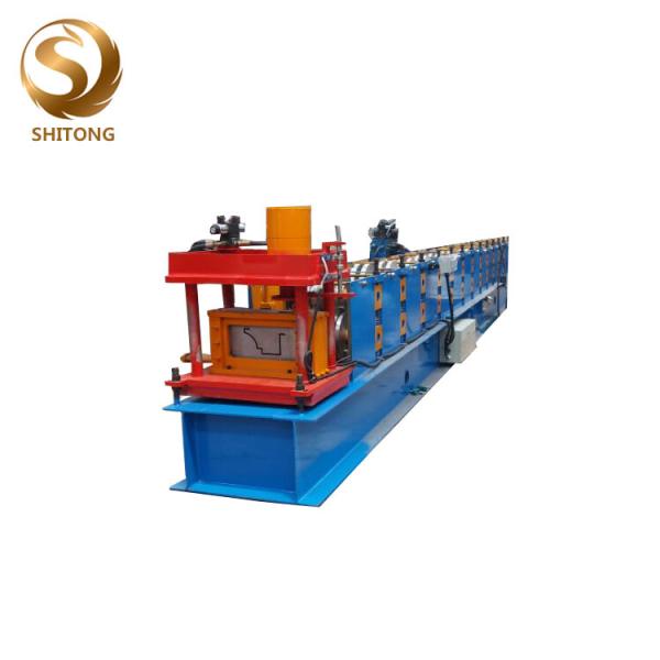 aluminum color steel rain gutter cold roll forming machine manufacture