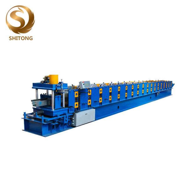 aluminum color steel rain gutter cold roll forming machine manufacture