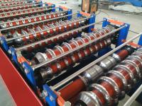 China 762-760 model double deck galvanized roofing sheet roll forming machine for sale