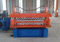 China 835-840 model aluminium double layer trapezoidal colored  sheet profile roll forming machine for sale