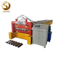 China Floor Decking Panel Steel Roll Forming Machine | 0.8-1.2mm Thickness | 720mm Efficiency Width | 22 Forming Steps for sale