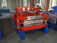 China 868-836 model double layer roofing colored corrugated sheet  cold roll forming making machine for sale