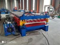 China double layer roofing sheet panel china steel structure cold roll forming machine for sale