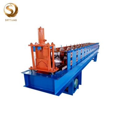 China Good quality color coated steel roof ridge cap roll forming machine for sale