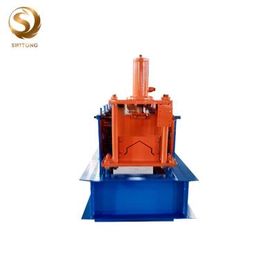 China Good quality color coated steel roof ridge cap roll forming machine for sale