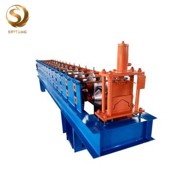 China Good quality color coated steel roof ridge cap roll forming machine for sale