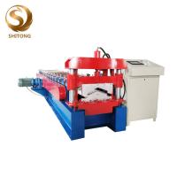 China Ppgi valley gutter round roofing ridge roll forming machine ridge cap machine for sale
