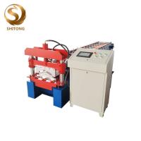 China Ppgi valley gutter round roofing ridge roll forming machine ridge cap machine for sale