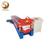 China Ppgi valley gutter round roofing ridge roll forming machine ridge cap machine for sale