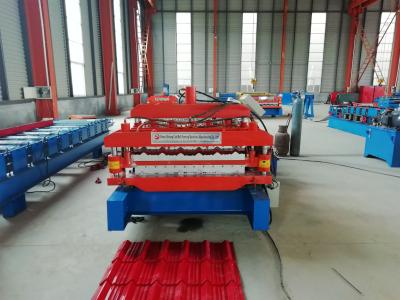 China metal roof tile and glazed tile double layer making machine for sale