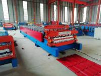 China metal roof tile and glazed tile double layer making machine for sale