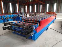 China metal roofing steel sheet double layer roll forming machine for sale