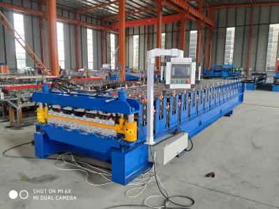China Roofing Sheet Wall Panel Double Layer Roll Forming Machine IBR and Corrugated for sale