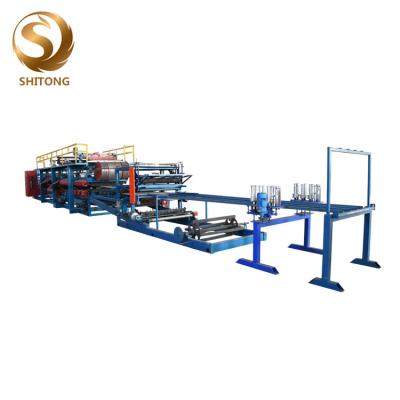 China fast installation fully automatic high efficiency sandwich panel making machine for sale