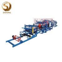 China Fully Automatic Sandwich Panel Making Machine 1200mm Width 32kW Power for Industrial Building Materials for sale