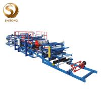 China Fully Automatic Sandwich Panel Making Machine 1200mm Width 32kW Power for Industrial Building Materials for sale